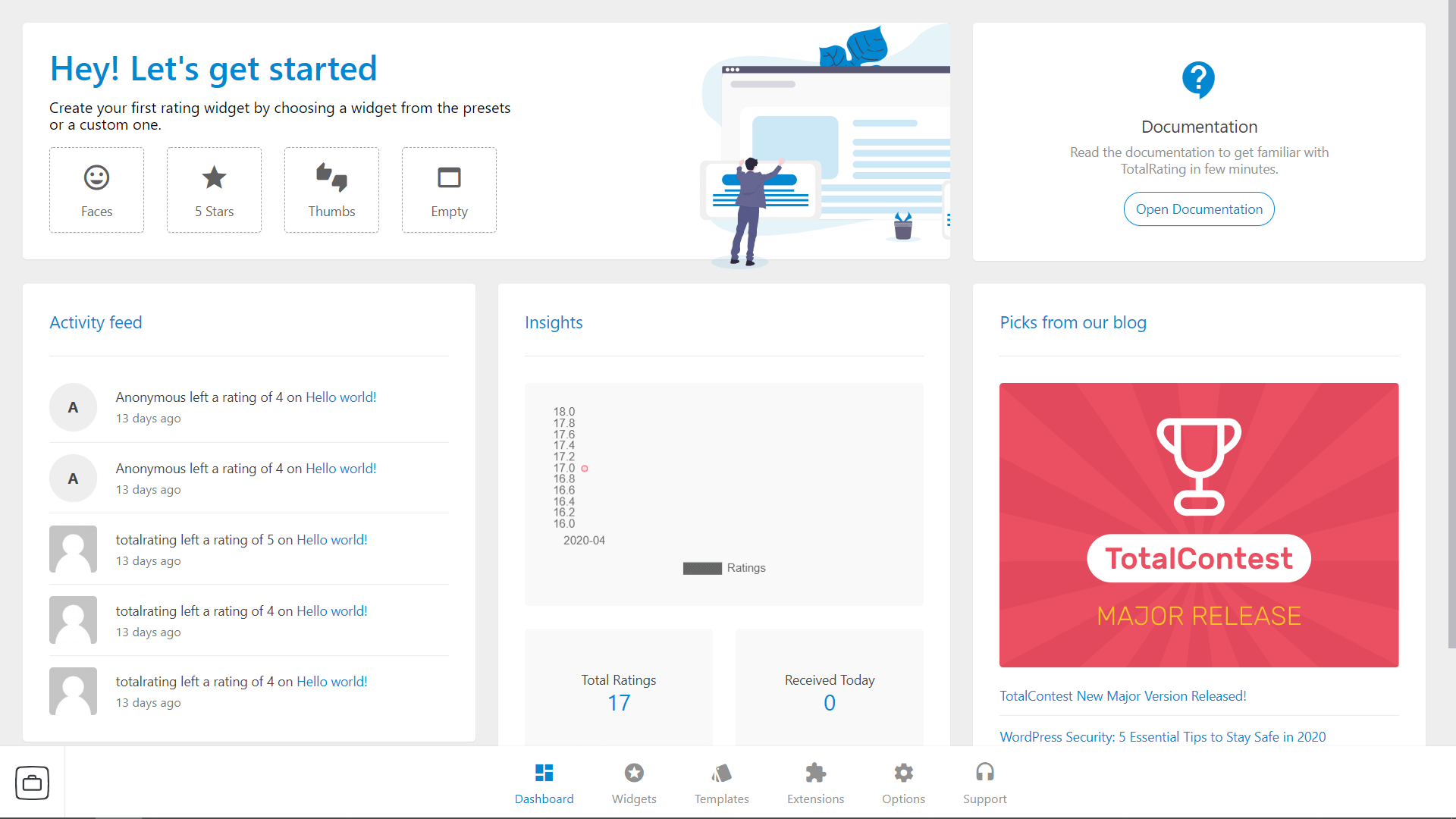 TotalRating 1.0: WordPress Rating Widget Plugin - TotalSuite Blog TotalRating 1.0: WordPress Rating Widget Plugin - TotalSuite Blog